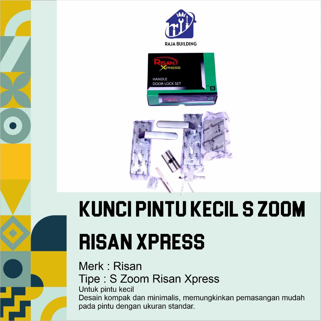 Jual Kunci Pintu Kecil S Zoom Risan Xpress/Kunci Pintu Set/Door Lock ...