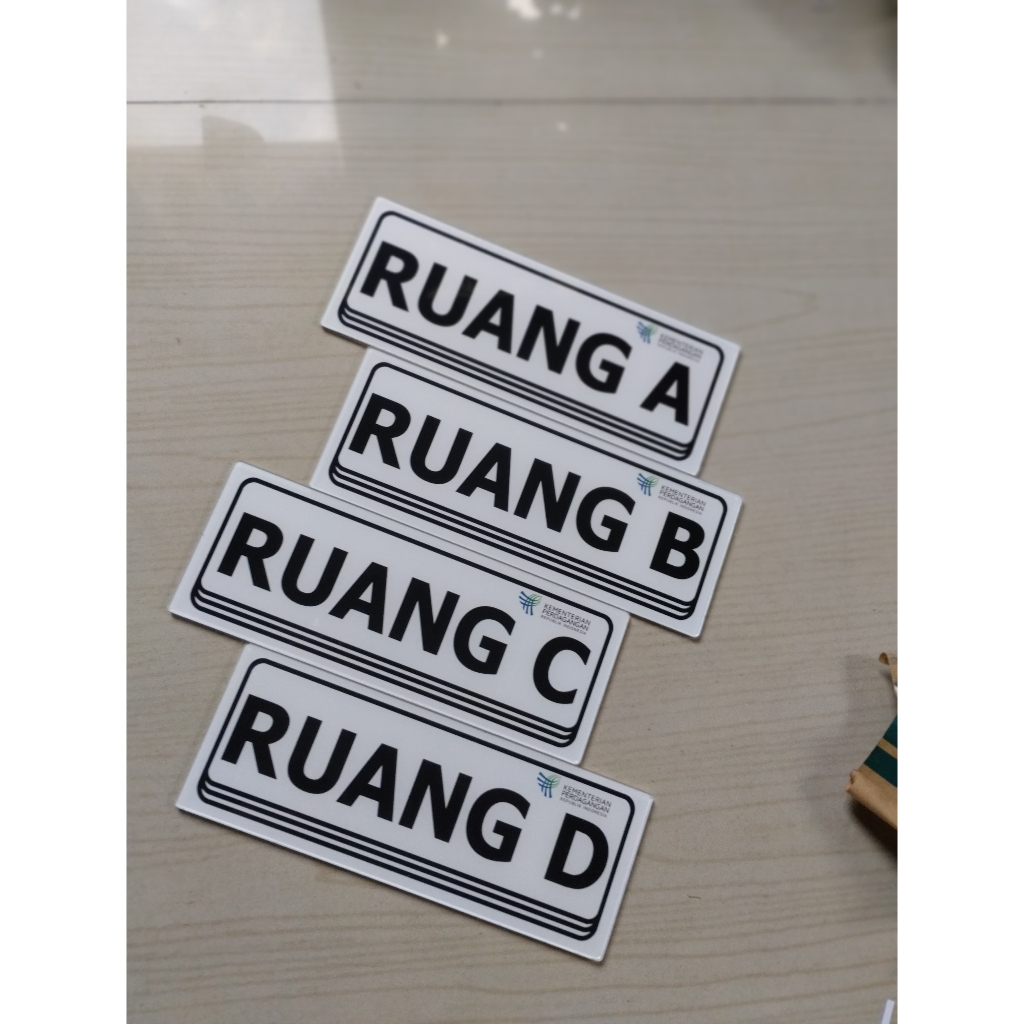 Jual Akrilik nama ruang atau nama tempat bisa custom tulisan | Shopee ...