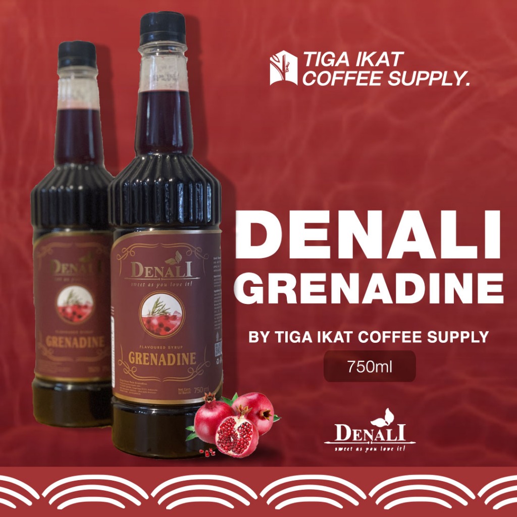 Jual Denali Sirup Grenadine - Coffee Syrup Flavour Grenadine - 750 ml ...