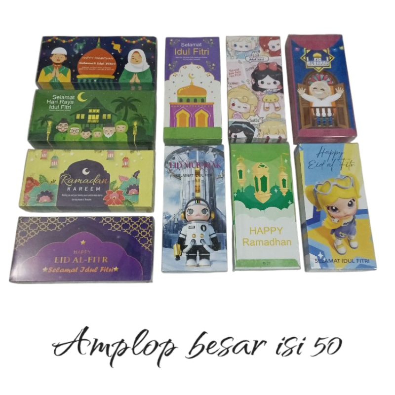 Jual Amplop Ampau lebaran ukuran besar isi 50 pcs | Shopee Indonesia