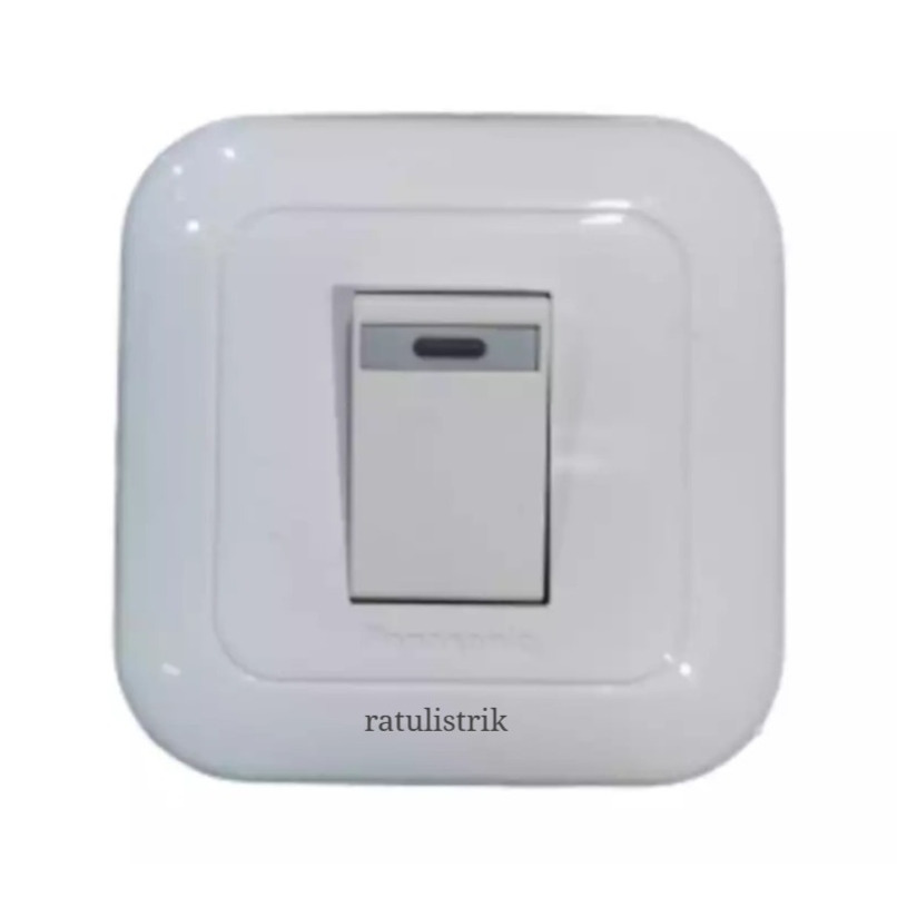 Jual PANASONIC Saklar Tunggal/Besar 1G Gang INDIKATOR Lampu WEJ78019 ...
