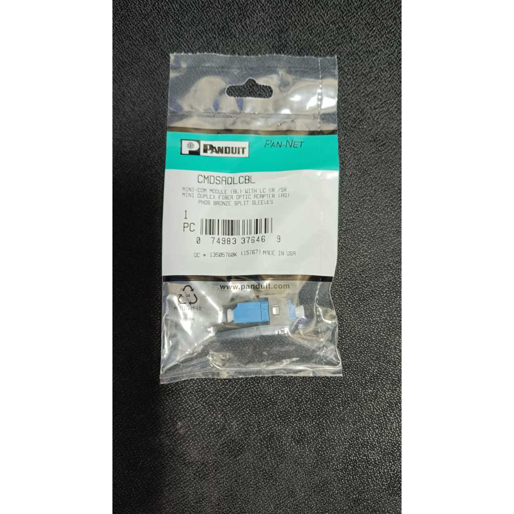 Jual panduit fiber panel patch panel fiber optik LC singlemode /OM3 ...