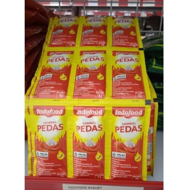 Jual Indofood Sambal Pedas Renceng (isi 36 sachet) | Shopee Indonesia
