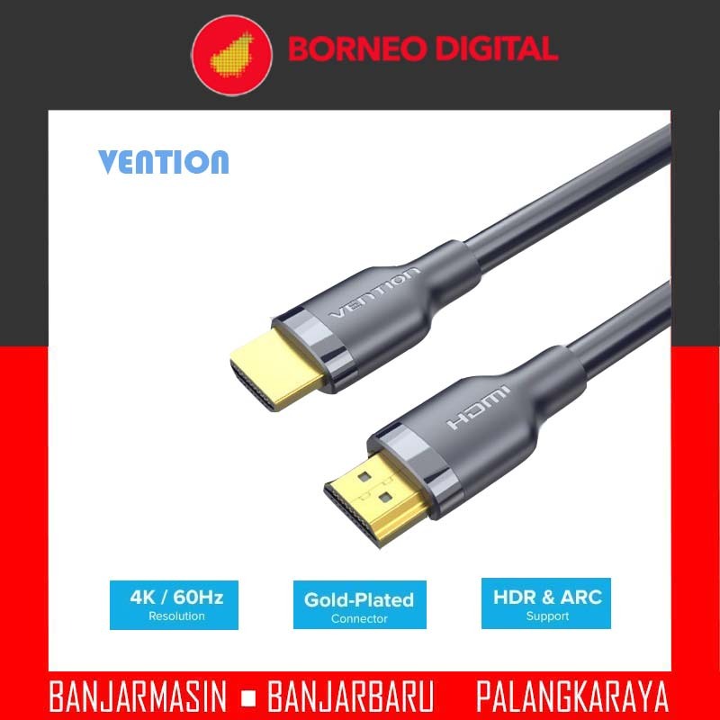 Jual Vention HDMI Cable A13 Male-to-Male 4K 60Hz PVC | Shopee Indonesia