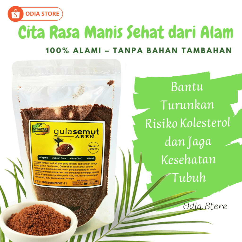 Jual Gula Semut Aren 250gr - Gula Aren Murni untuk Kesehatan, Minuman ...