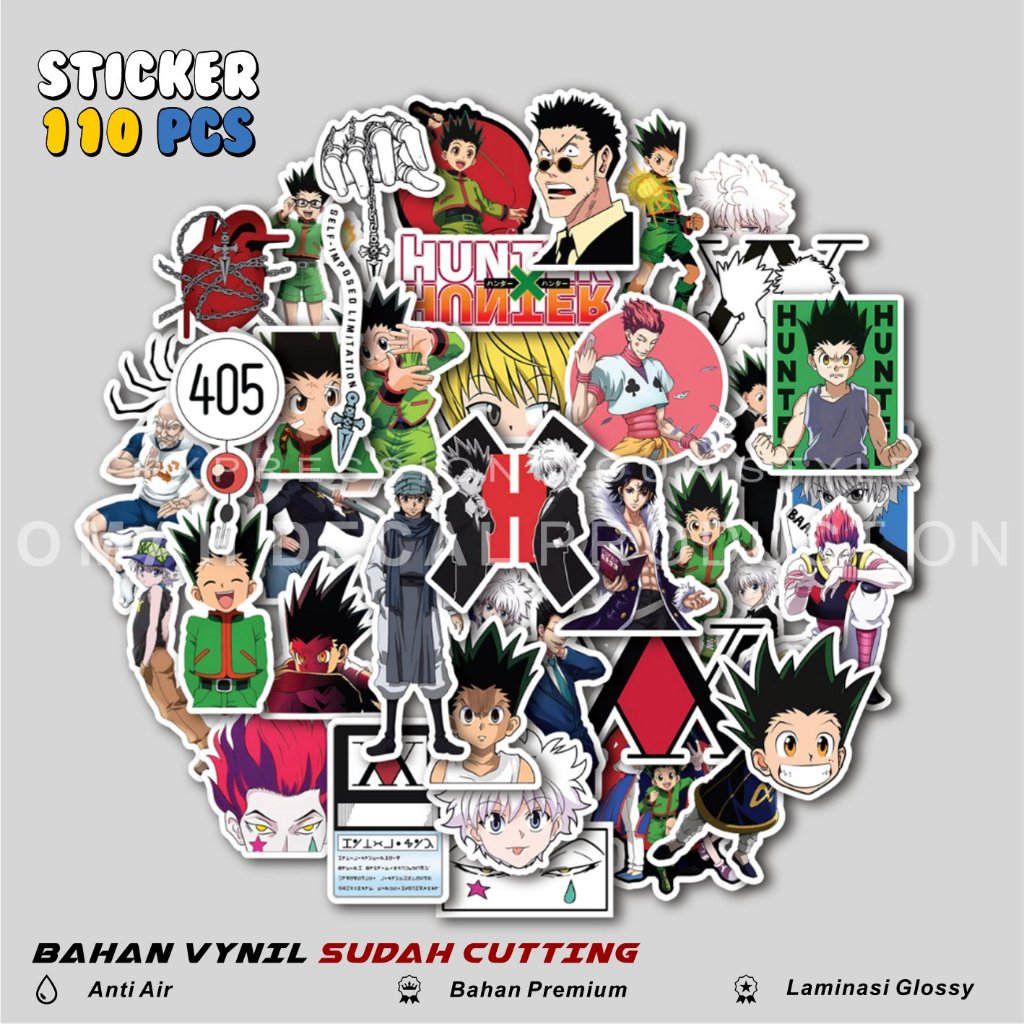 Jual STICKER ANIME HUNTER X HUNTER GON KILLUA ANTI AIR UNTUK LAPTOP ...