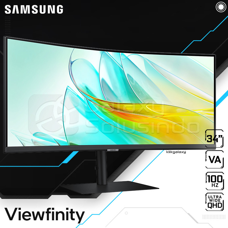 Jual SAMSUNG VIEWFINITY S6 S65UC LS34C650 VA WQHD 34 Inch 100Hz 5ms ...