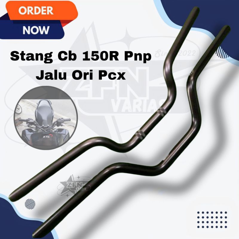 Jual Stang Setang Stir Setir Cb 150r Cbr Cb150r Led Pendek Pcx Hitam ...