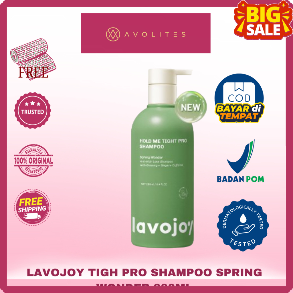 Jual [ READY STOCK ] LVJ lavojoy Hold Me Tight Pro Shampoo Spring ...