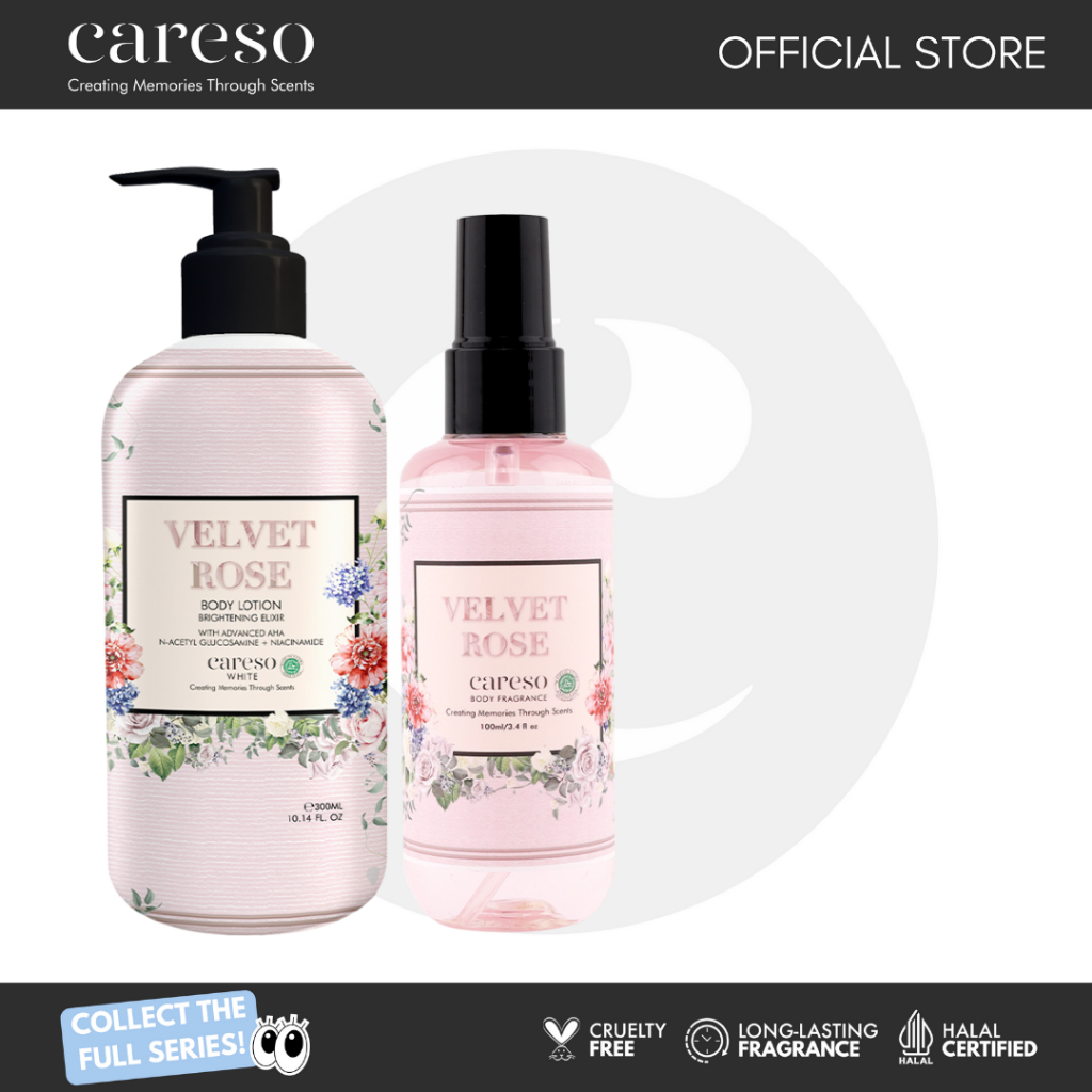 Jual Velvet Rose Series (Lotion + Fragrance Combo) | Shopee Indonesia