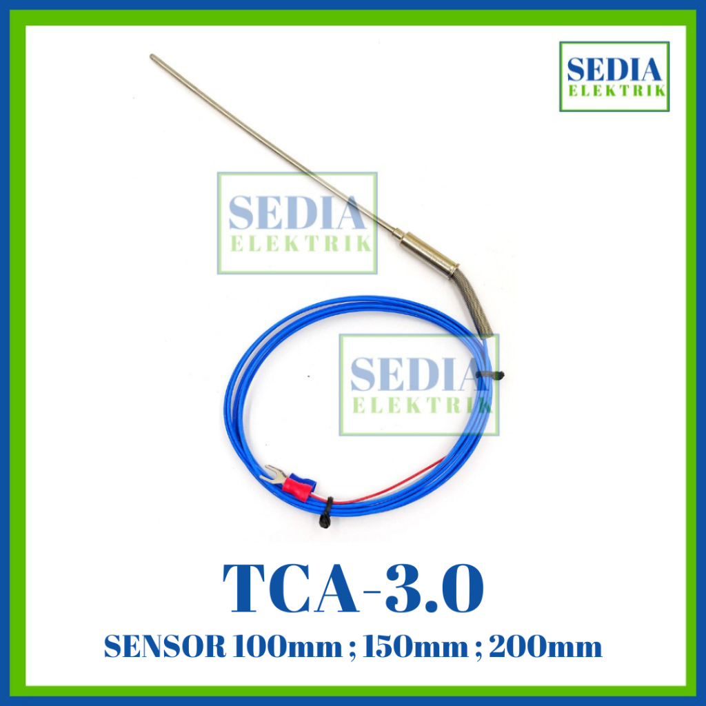 Jual Thermocouple Termokopel Tipe K CA TCA-3.0 Kable 2m Pipa 15cm 10cm 20cm Dia 3mm | Shopee ...