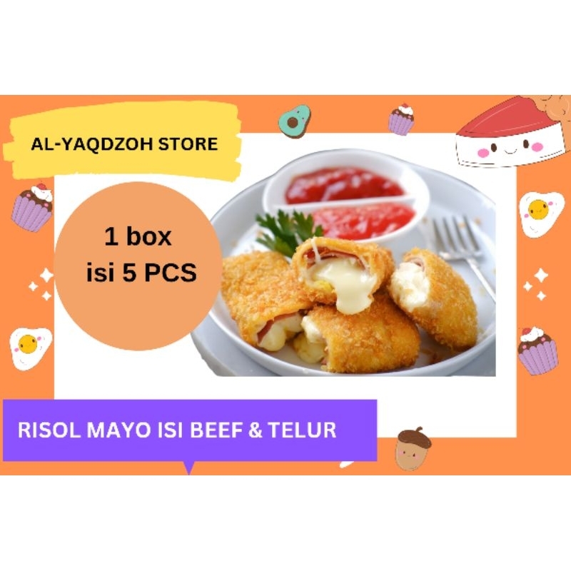 Jual Risol Mayo | FROZEN FOOD | Beef Telur | isi 5 PCS | Shopee Indonesia