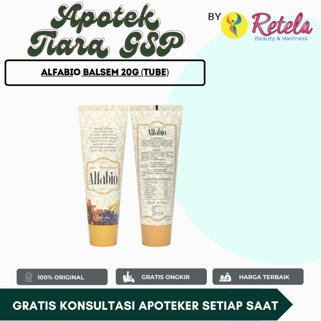 Jual ALFABIO BALSEM 20G (TUBE) | Shopee Indonesia