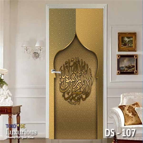 Jual Wallpaper Pintu Custom 3D Sticker Wallsticker Walpaper Door ...