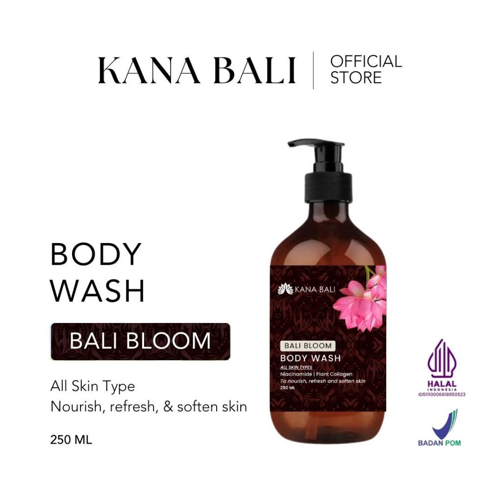 Jual Kana Bali Nourishing Body Wash Bali Bloom - Sabun Mandi | Sabun ...