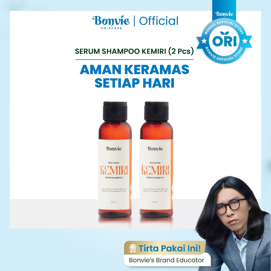 Jual SPESIAL BUNDLING - 2 Serum Shampoo Kemiri Anti Lepek (100ml ...