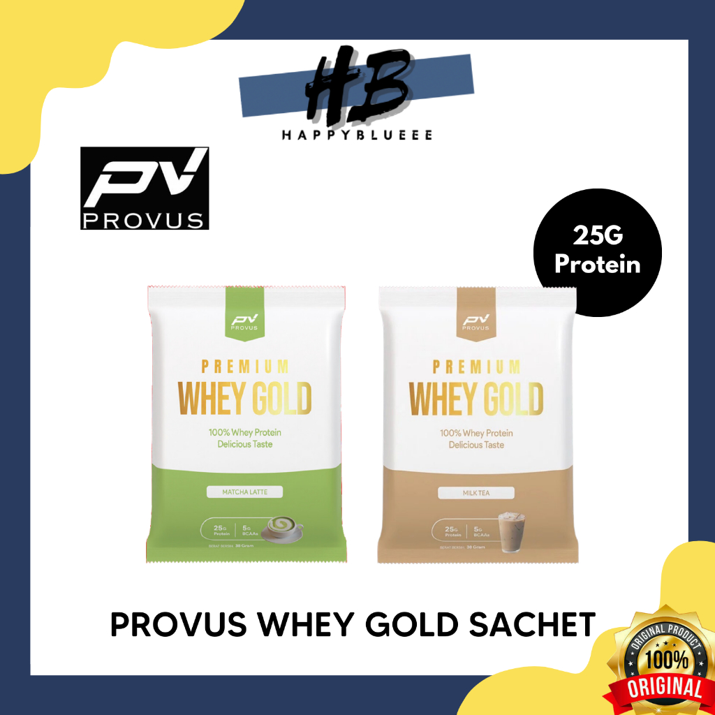 Jual PROVUS PREMIUM WHEY GOLD 1 SACHET WHEY PROTEIN | Shopee Indonesia