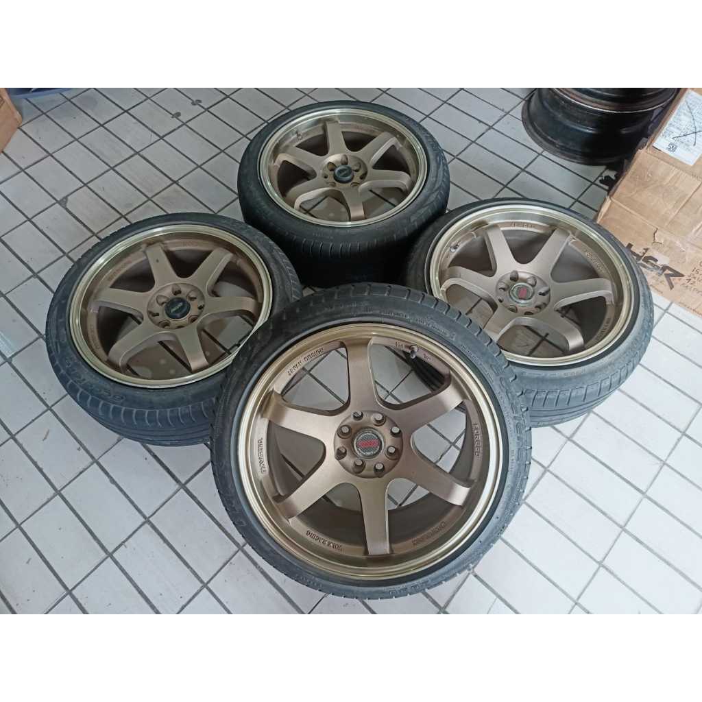 Jual Velg Mobil Bekas TE37 R17 Vios Yaris Jazz Swift Baleno Mobilio ...