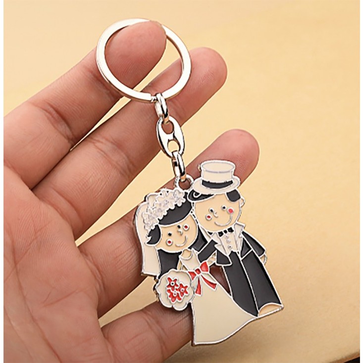 Jual Yeraya Gantungan Kunci Pernikahan Wedding Couple Gantungan Kunci ...