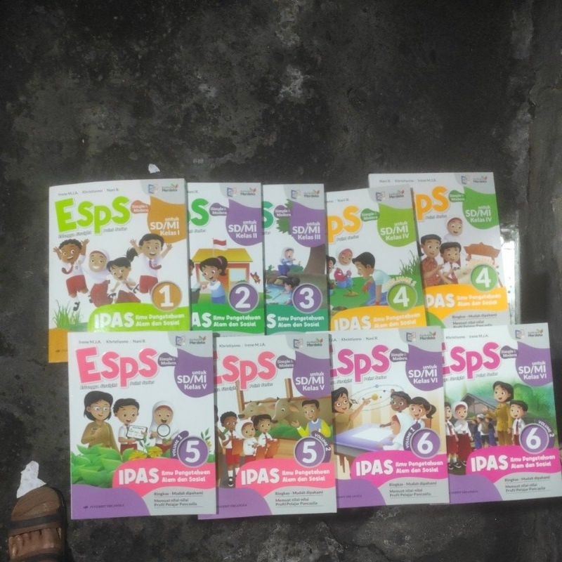 Jual ESPS IPAS KELAS : 1,2,3,4,5,6, KURIKULUM MERDEKA ERLANGGA | Shopee Indonesia