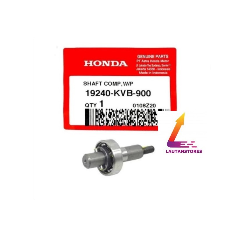 Jual 19240-KVB-900 Shaft Comp - As Water Pump Pompa Radiator Vario 110 ...