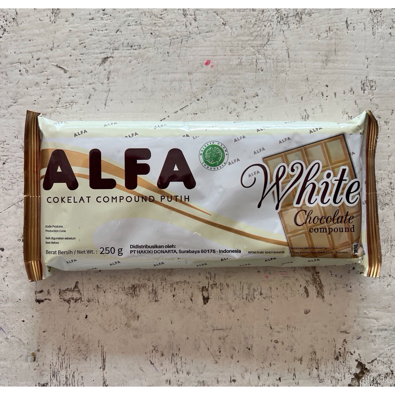 Jual Alfa Cokelat Compound Putih 250gr | Shopee Indonesia