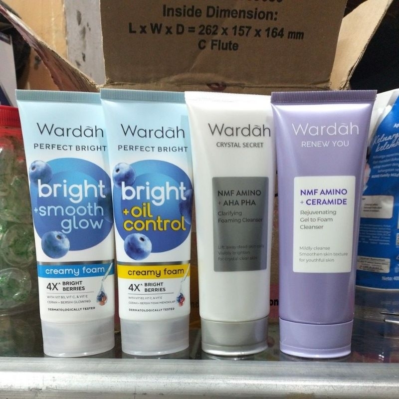 Jual Wardah sabun muka 100ml sabun wajah wardah facial foam 100ml ...