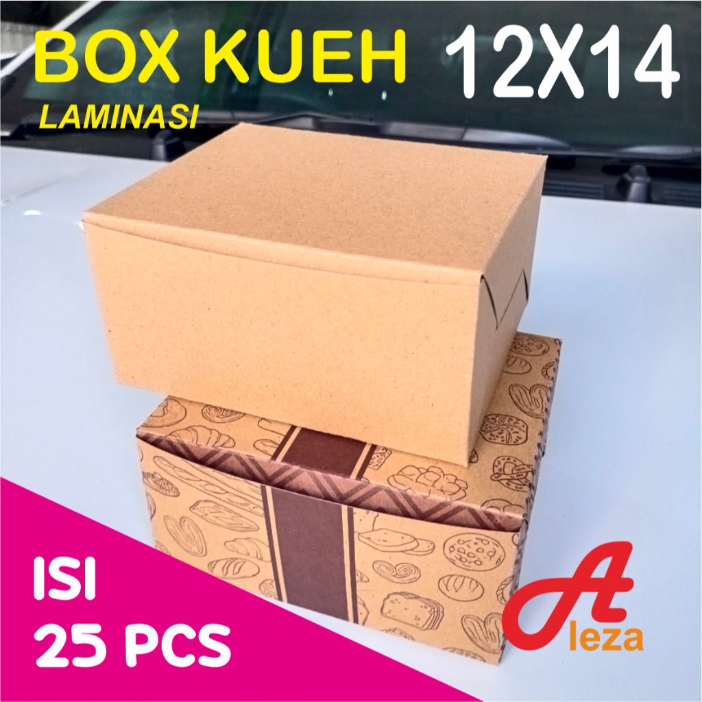 Jual Snack Box 12X14/dus kueh/box snack 12x14 isi 24 Pcs | Shopee Indonesia