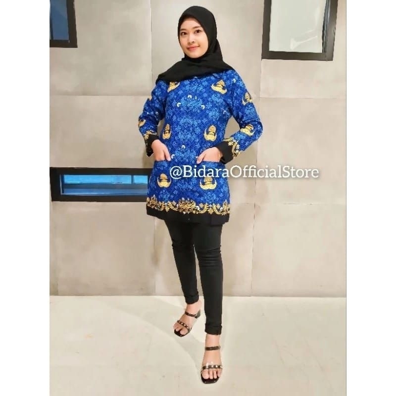Jual KORPRI WANITA KERAH HITAM 2025 FULL FURING KORPRI TERMURAH | Shopee Indonesia
