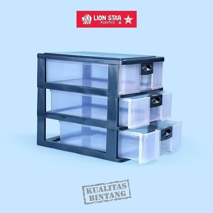 Jual Laci Container Susun 3 Lion Star PR 33 Pressa Kertas A4 Box ...