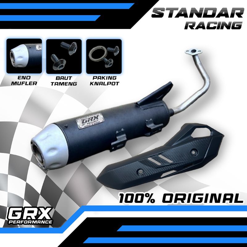 Jual TERBARU!! KNALPOT STANDAR RACING By GRX ORIGINAL PNP ALL MOTOR ...