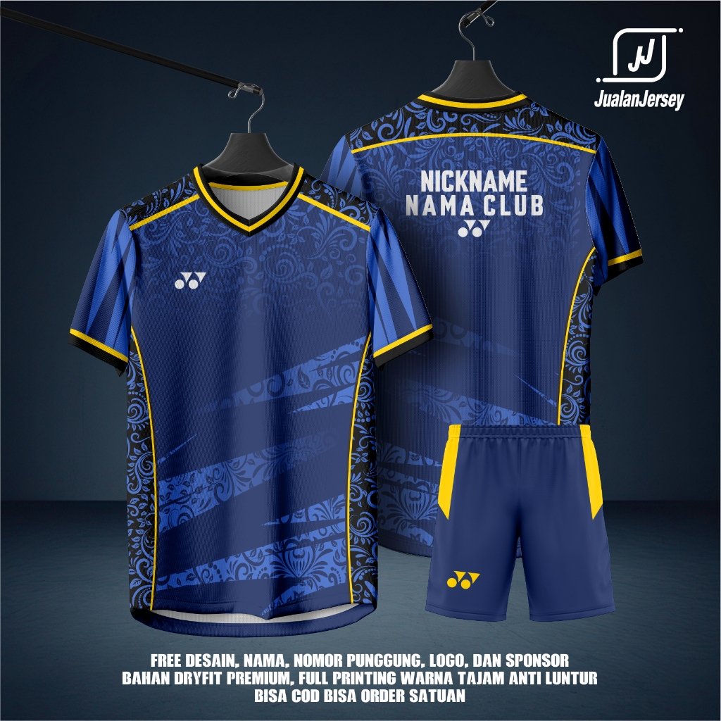Jual JERSEY BAJU BADMINTON BULUTANGKIS CUSTOM FREE CUSTOM DESIGN- NAMA-CLUB | Shopee Indonesia