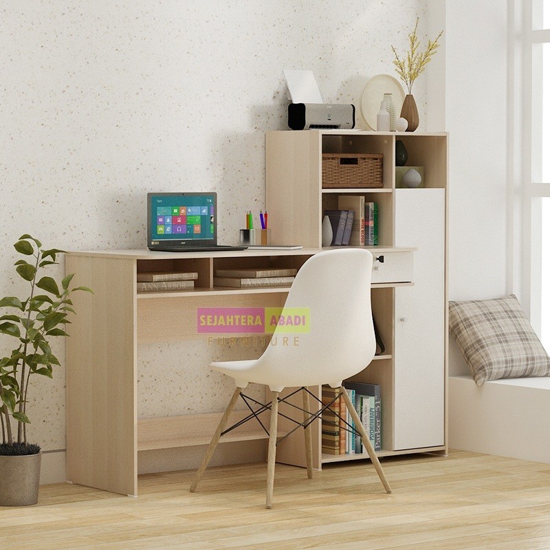 Jual prodesign furniture meja belajar BAKO 140DK meja kerja, meja tulis ...