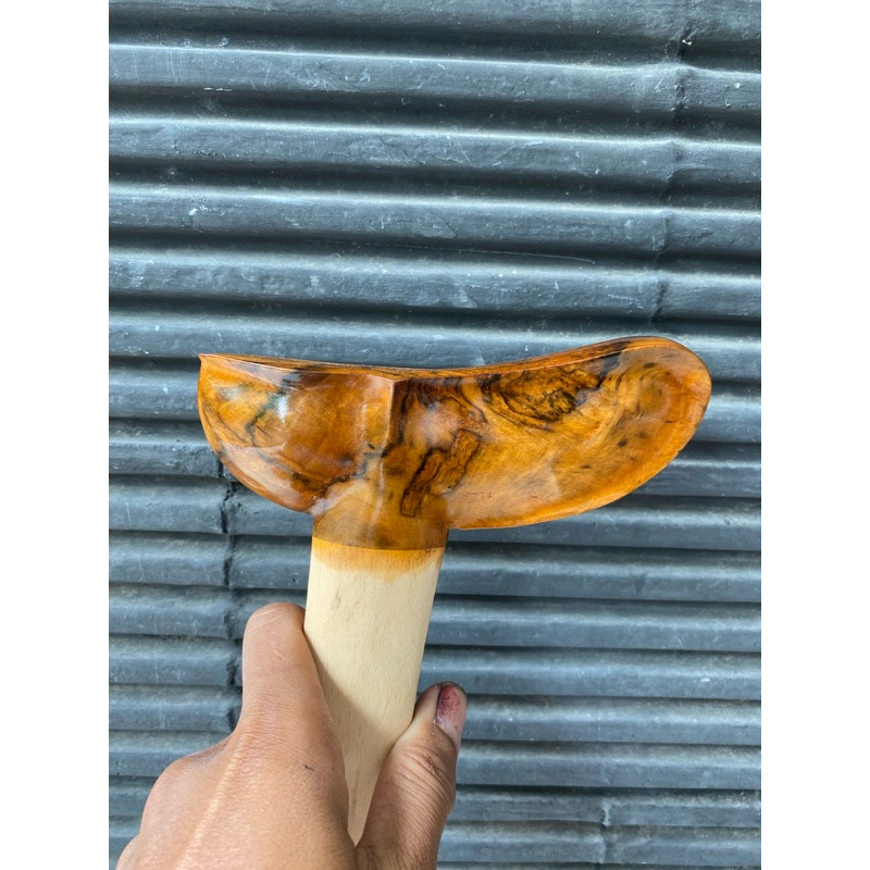 Jual warangka jogja kayu Kembang Kuning ukuran patrem pjg 35cm | Shopee ...