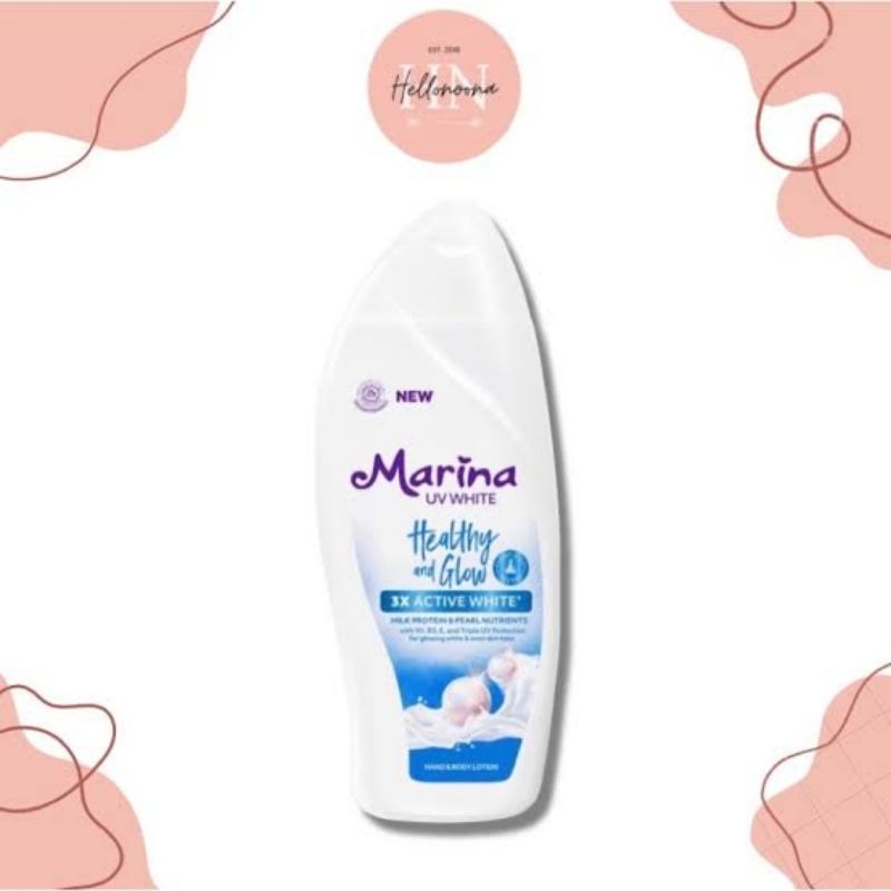 Jual Hanbody Marina Natural Dan Uv White 190 Ml | Shopee Indonesia