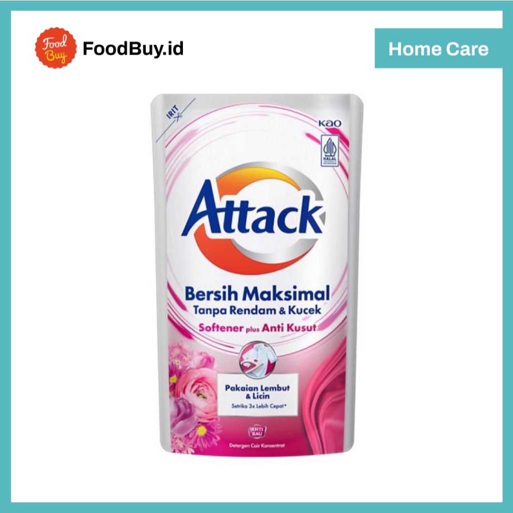 Jual Attack Sabun Cair Softener Plus Anti Kusut 750ml | Shopee Indonesia