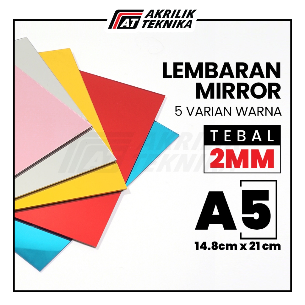 Jual Akrilik Mirror A5 Gold Silver Rose Gold / Acrylic Sheet Mirror ...