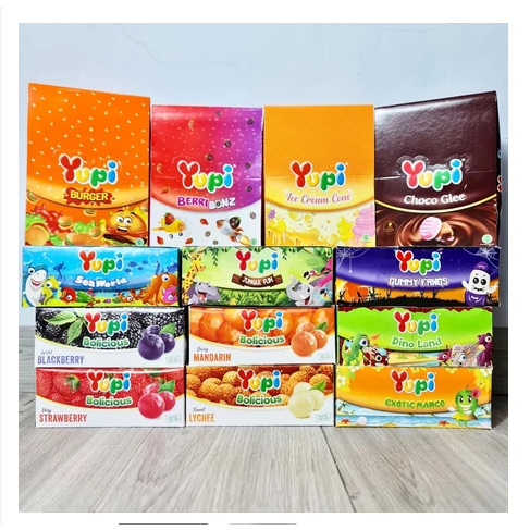 Jual Permen YUPI All Varian Rasa Isi 24 Pcs Per Box Baby Bear / Little Star / Gummy Fangs ...