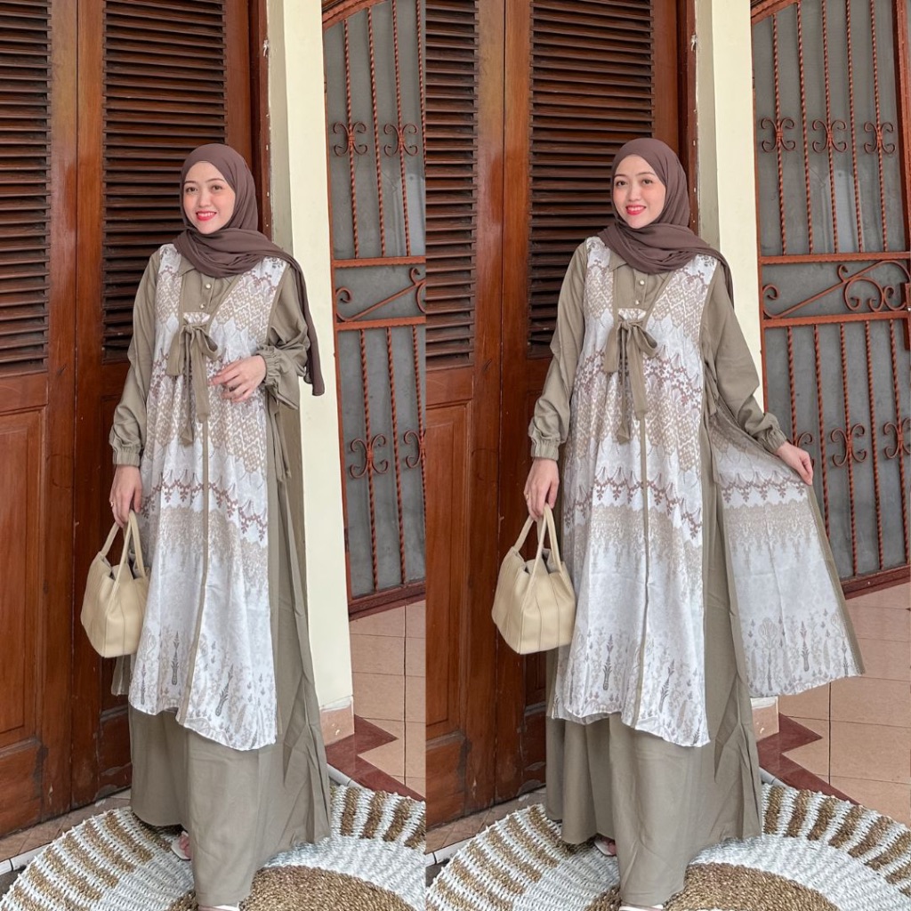 Jual Joley Cloth - Humaira 2in1 Abaya + Outer Lepas Pasang Jumbo Outfit ...