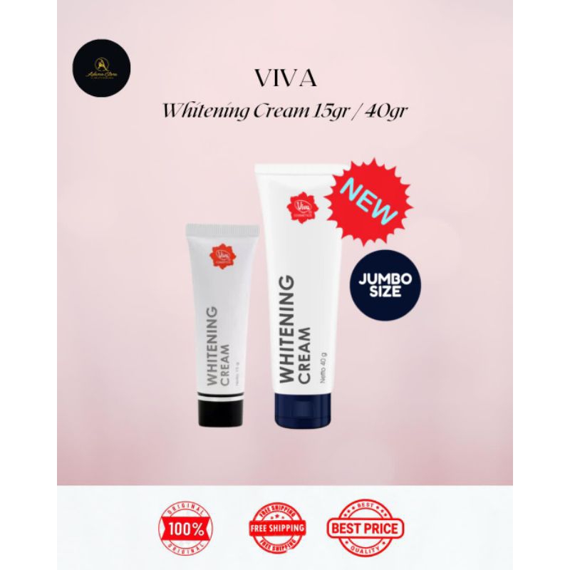 Jual Viva Whitening Cream 15gr / 40gr | Shopee Indonesia