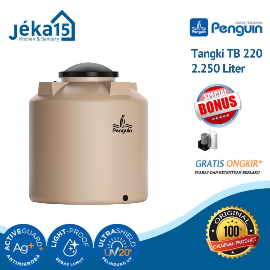 Jual TOREN AIR PENGUIN 2250 LITER ( TB 220 ) / TANGKI AIR / TANDON ...
