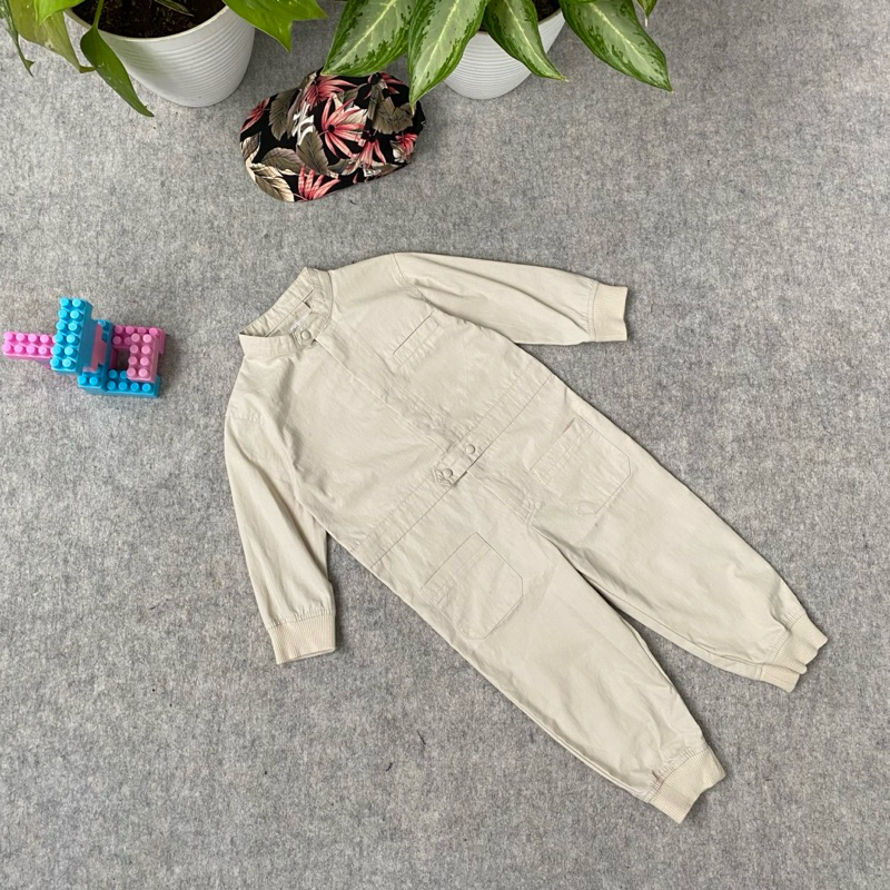 Jual wearpack overall anak cream super keren | Shopee Indonesia