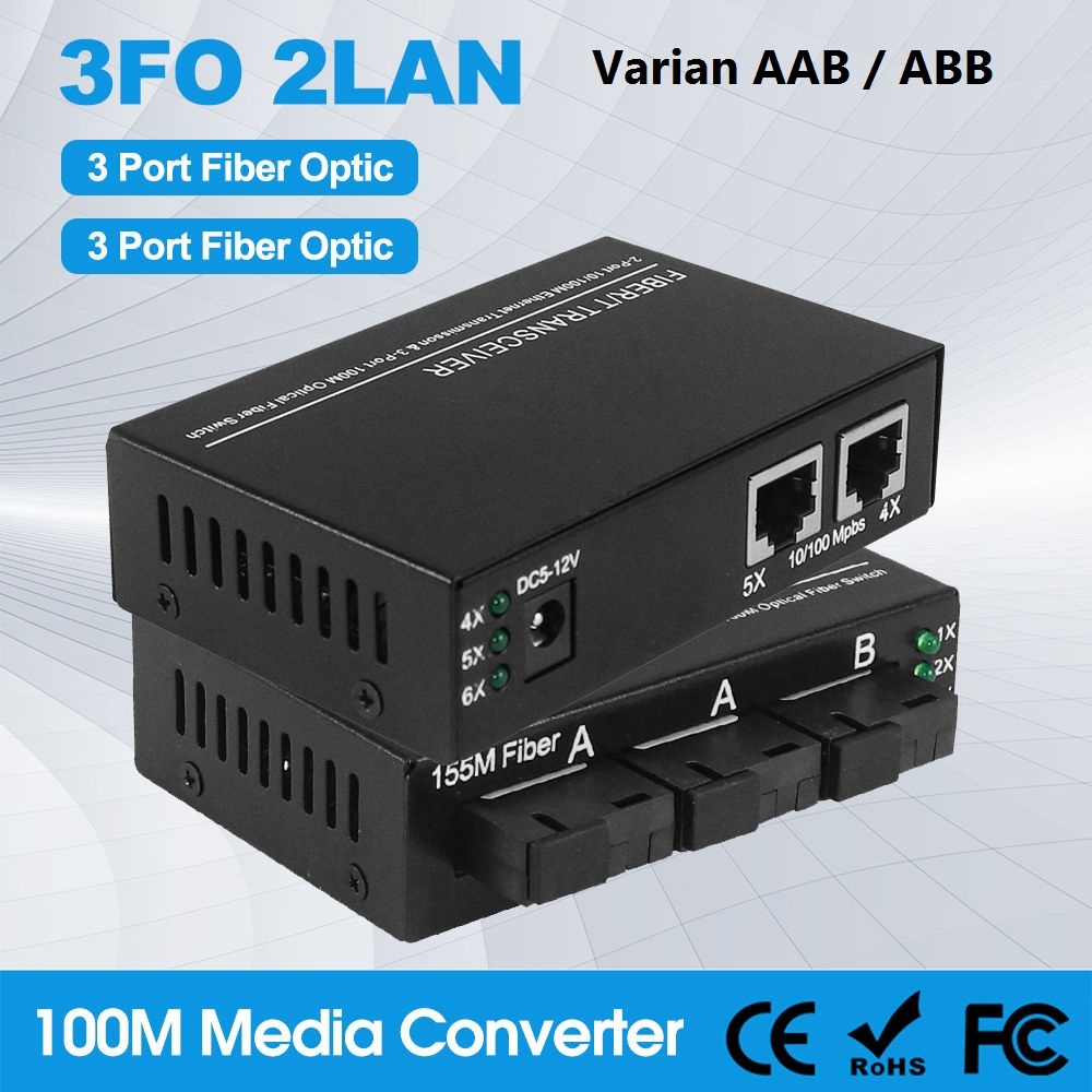 Jual Media Converter 3 FO 2 LAN | Shopee Indonesia