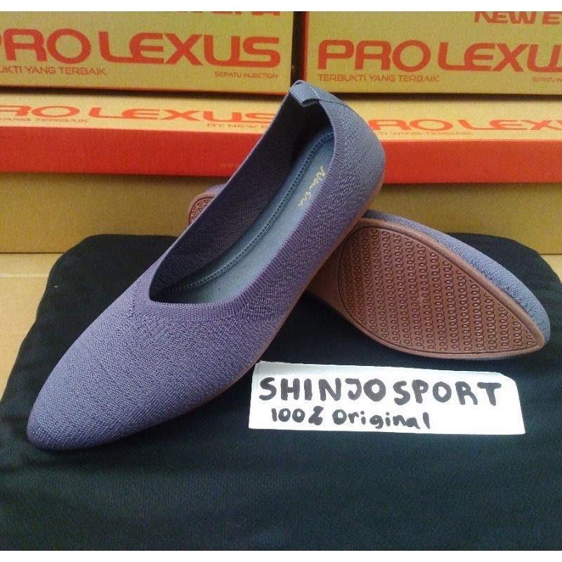 Jual TEPLEK SEPATU KERJA WANITA NEW ERA ORIGINAL FLAT SLIP ON RUNCING ...