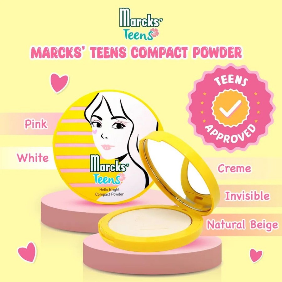 Jual MARCKS' TEENS COMPACT POWDER / BEDAK PADAT 12GR | Shopee Indonesia