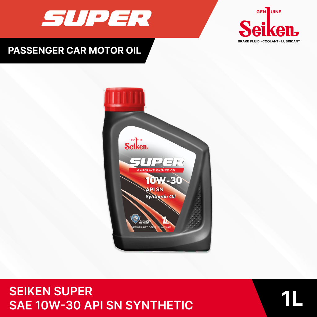 Jual Seiken SUPER SAE 10W-30 API SN SYNTHETIC OIL | Shopee Indonesia