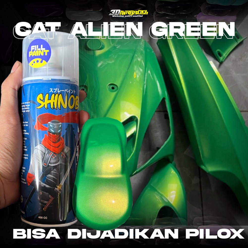 Jual (BISA DIJADIKAN PILOX) CAT ALIEN GREEN / HIJAU LEMBAYUNG | Shopee Indonesia