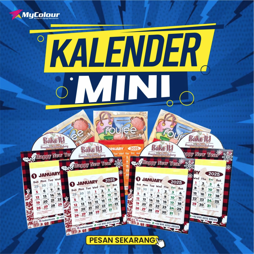 Jual KALENDER MINI 2025 | KALENDER MEJA 2025 | Shopee Indonesia