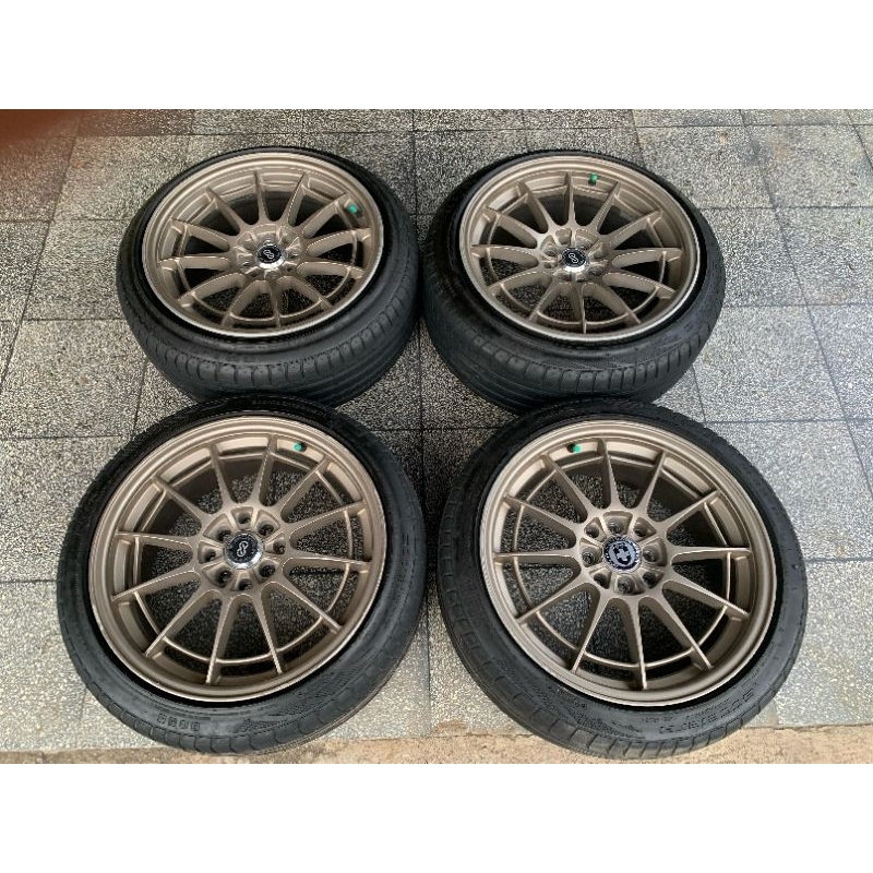 Jual Velg mobil enkei NT03 spider ring 17 set ban nik 2023 | Shopee ...
