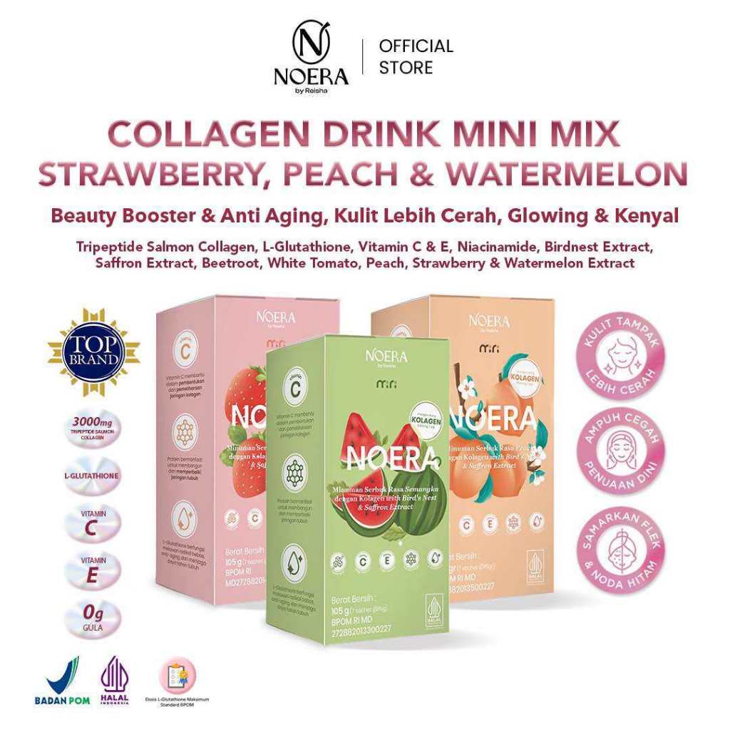 Jual Noera Collagen Drink 15 Sachet | Shopee Indonesia
